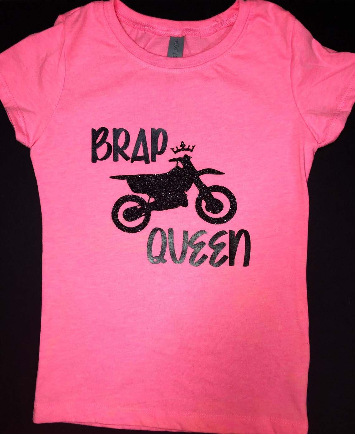 Girls Dirt Bike Shirt. BRAP Queen. Kids Motocross Shirt. Youth - Etsy