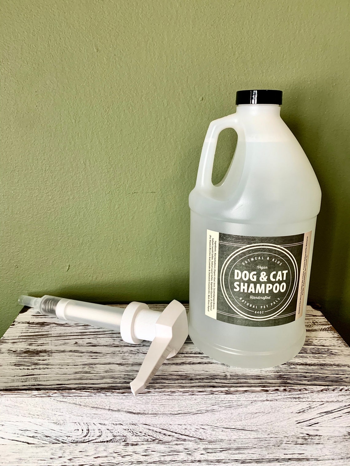 64OZ Half GallonNatural Dog & Cat Shampoo Vegan Pet | Etsy