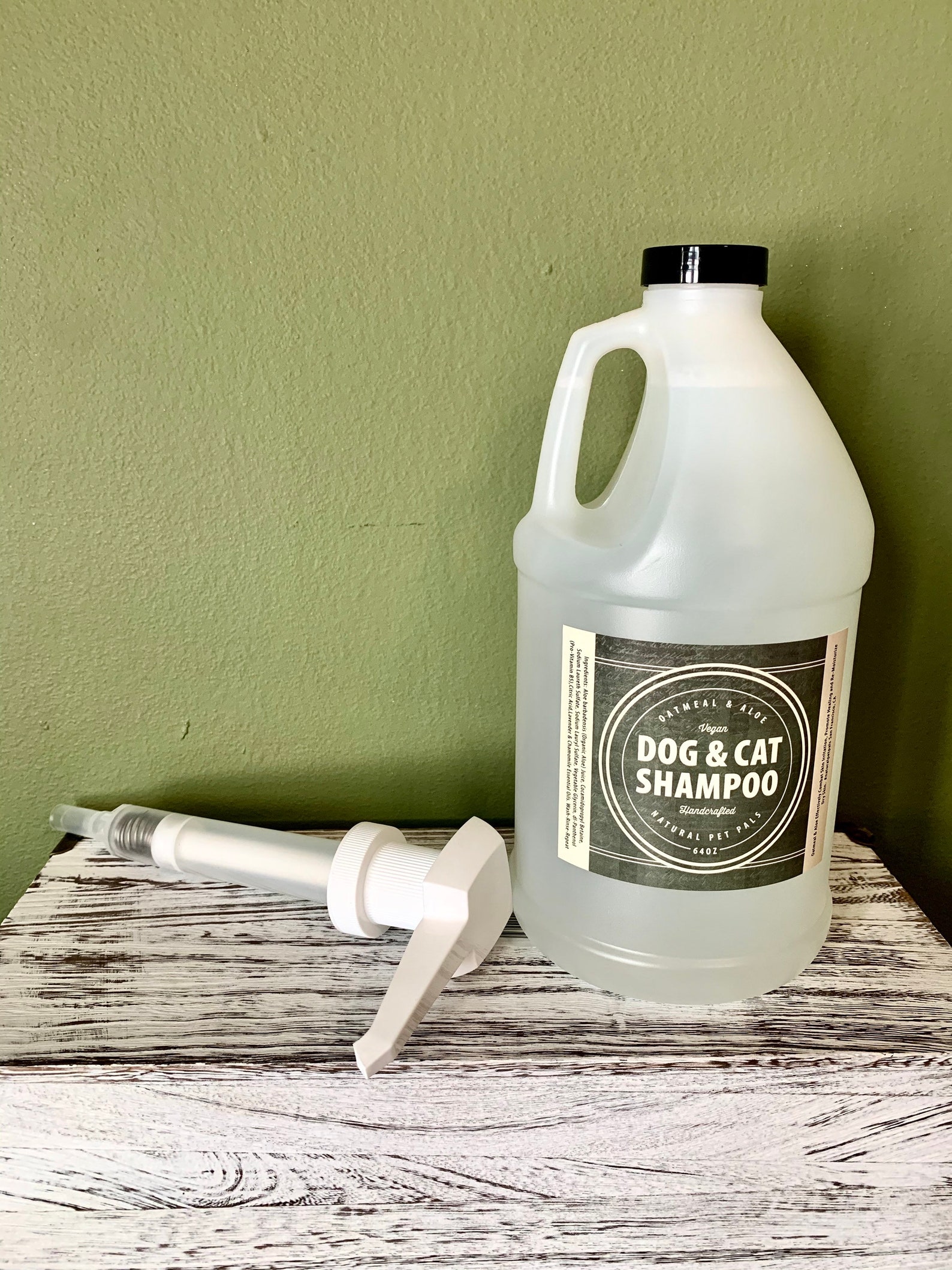 64OZ Half GallonNatural Dog & Cat Shampoo Vegan Pet | Etsy