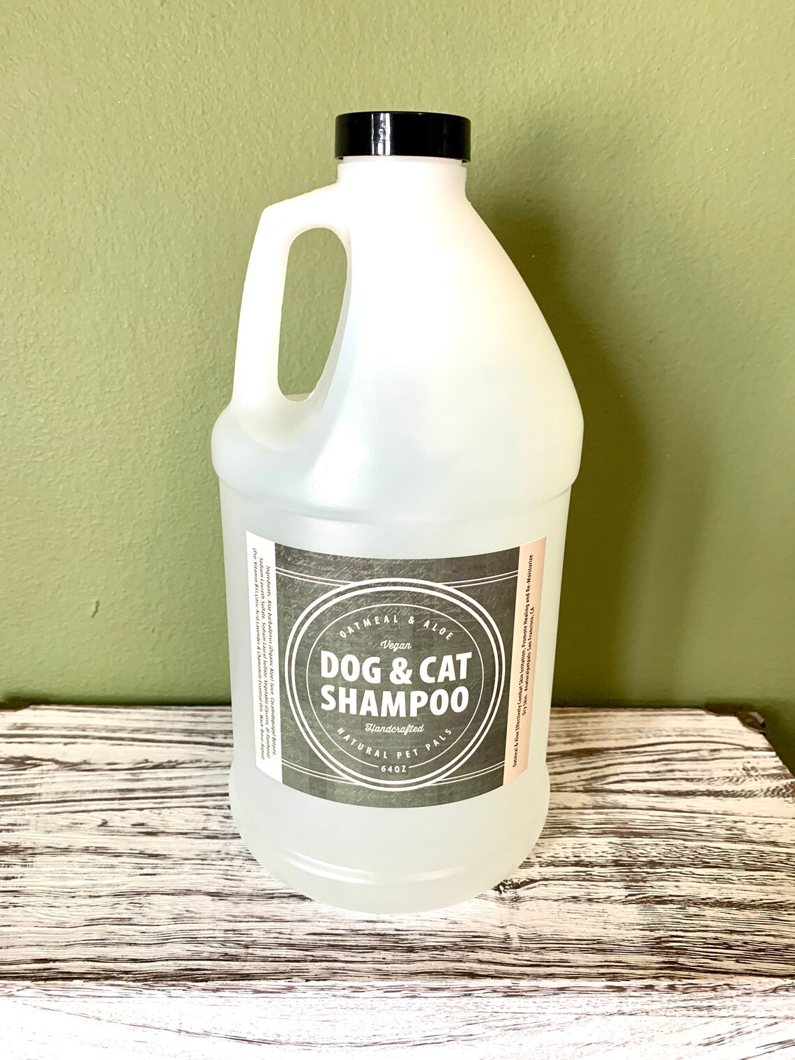 64OZ Half GallonNatural Dog & Cat Shampoo Vegan Pet | Etsy