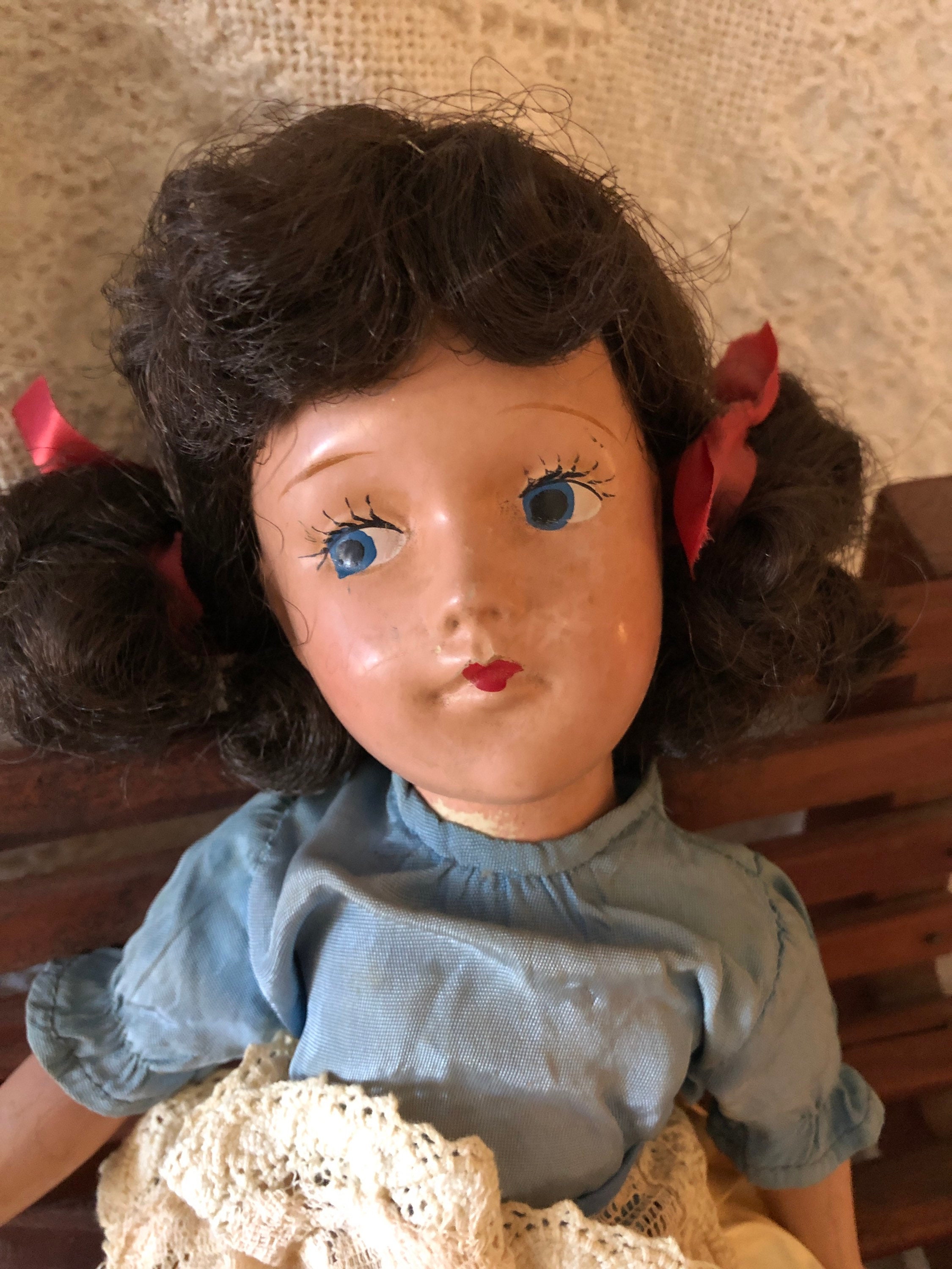 Antique Composition Girl Doll/vintage Dolls/collectible Dolls - Etsy