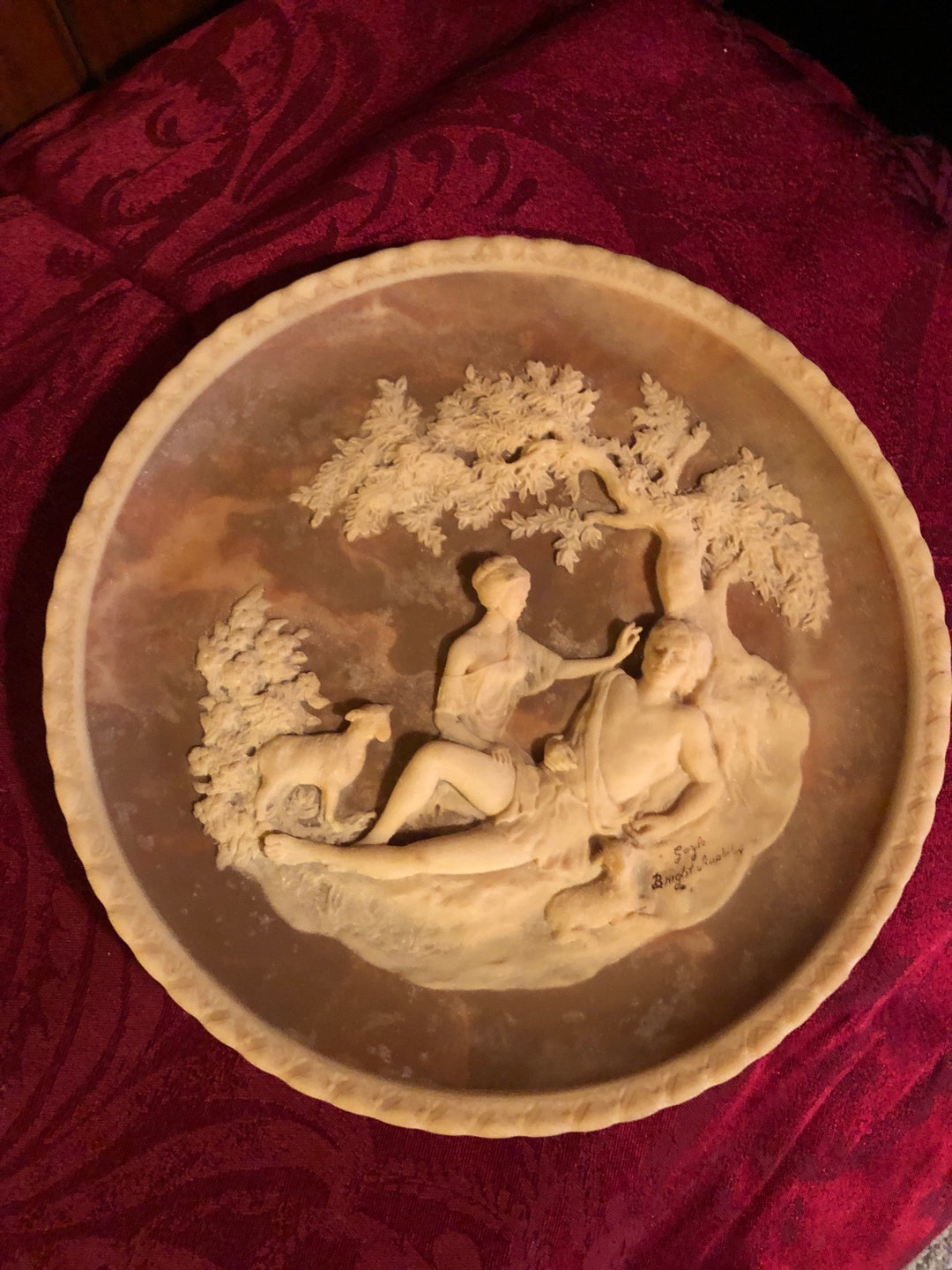 Incolay Collectible Plate - Etsy