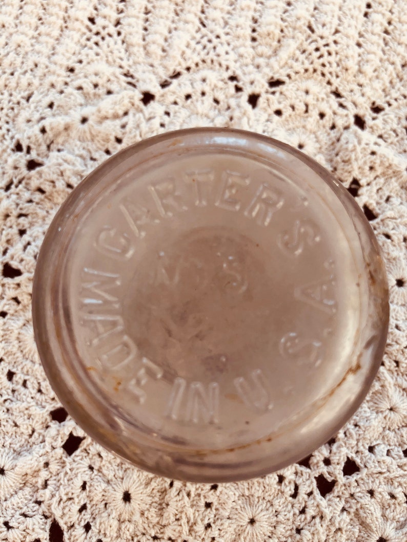 Two Vintage Carter's Ink Bottles/antique Bottles - Etsy