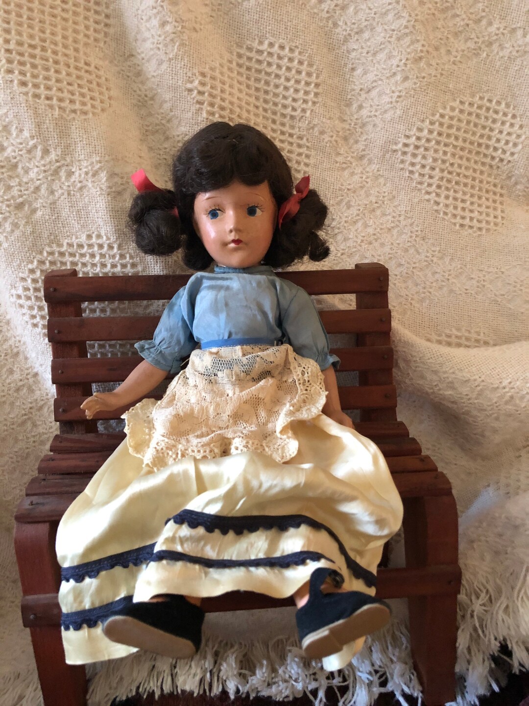Antique Composition Girl Doll/vintage Dolls/collectible Dolls - Etsy