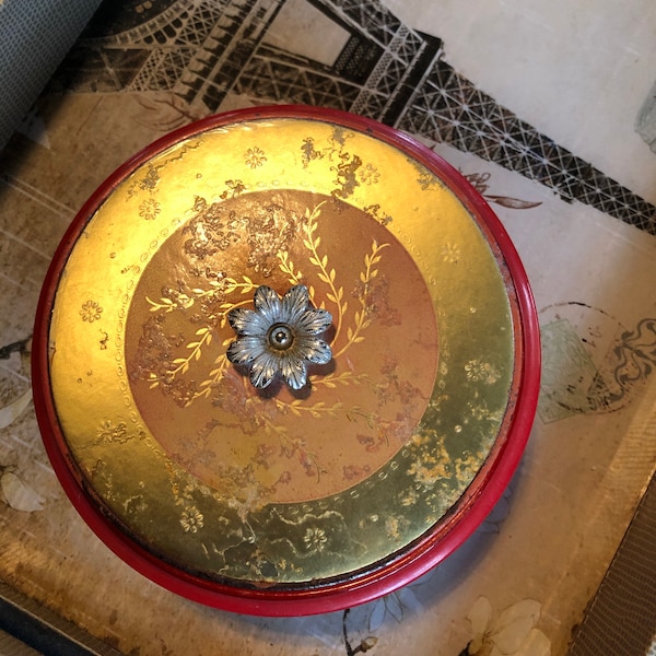 Red Avon Powder Box - Etsy