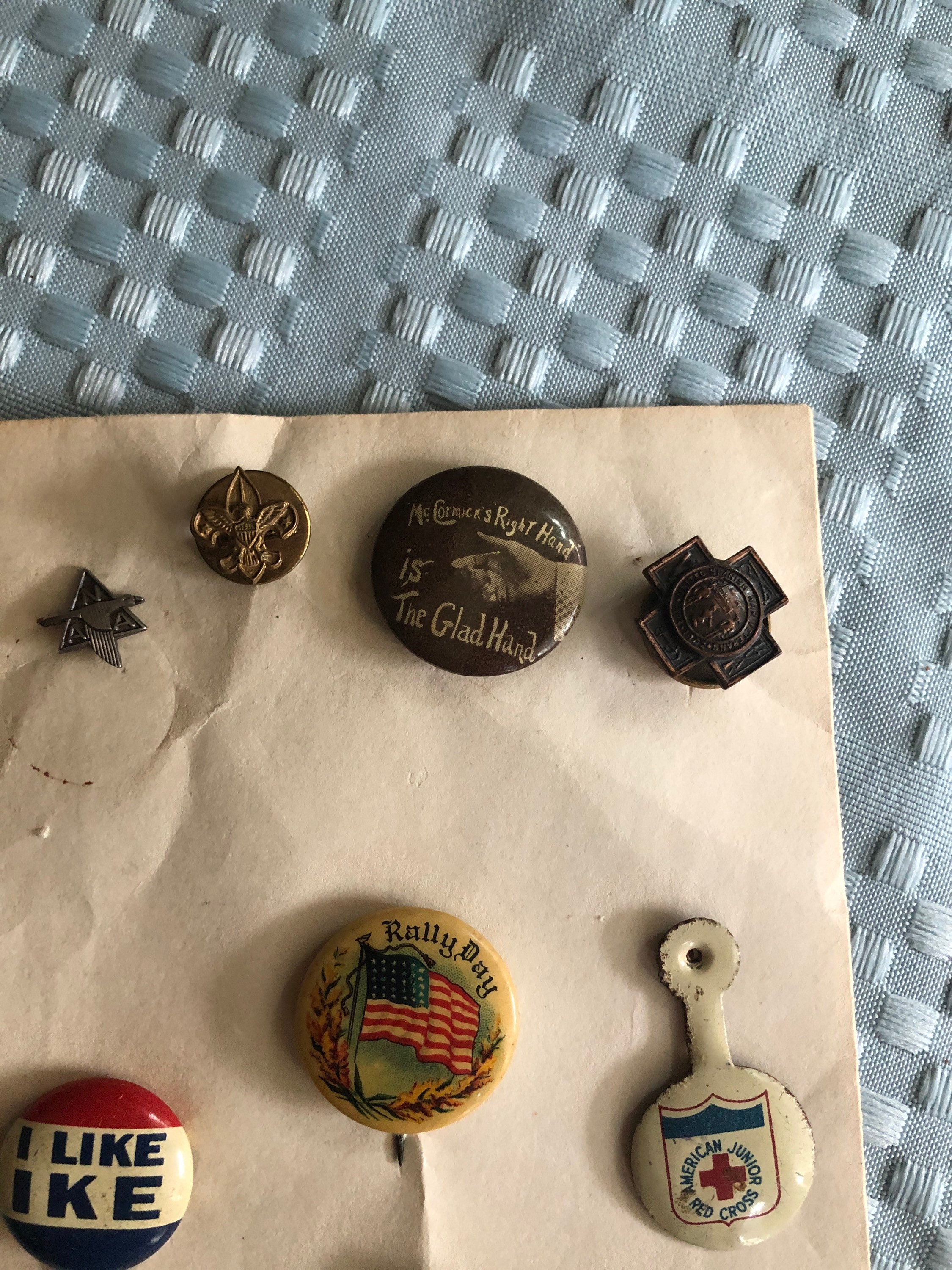 Antique/vintage Pins/buttons/campaign - Etsy