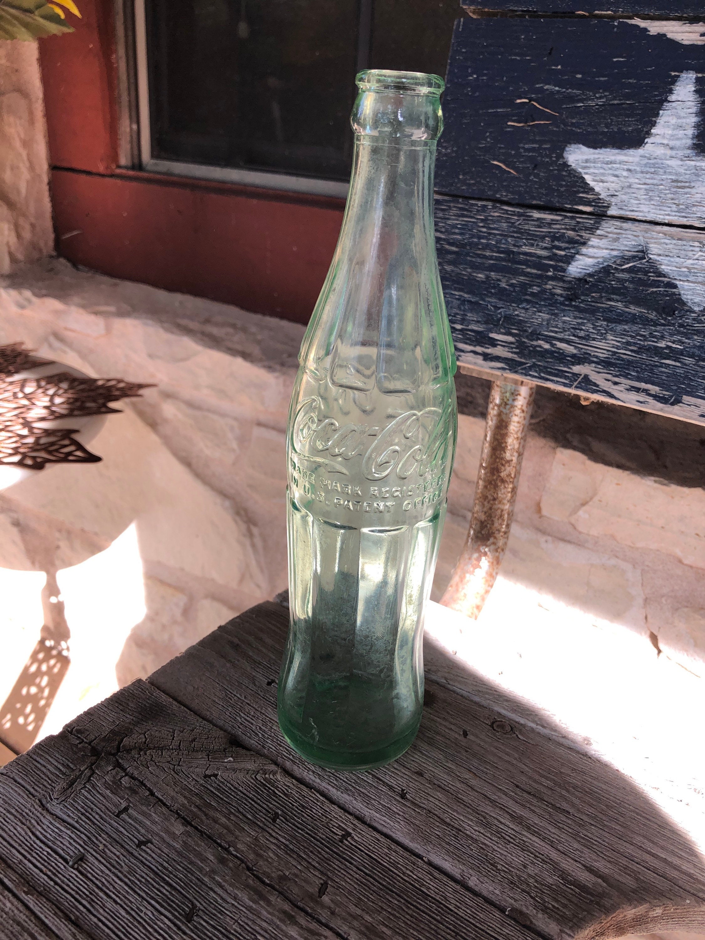 Vintage Coca-cola Bottle/embossed Lettering - Etsy