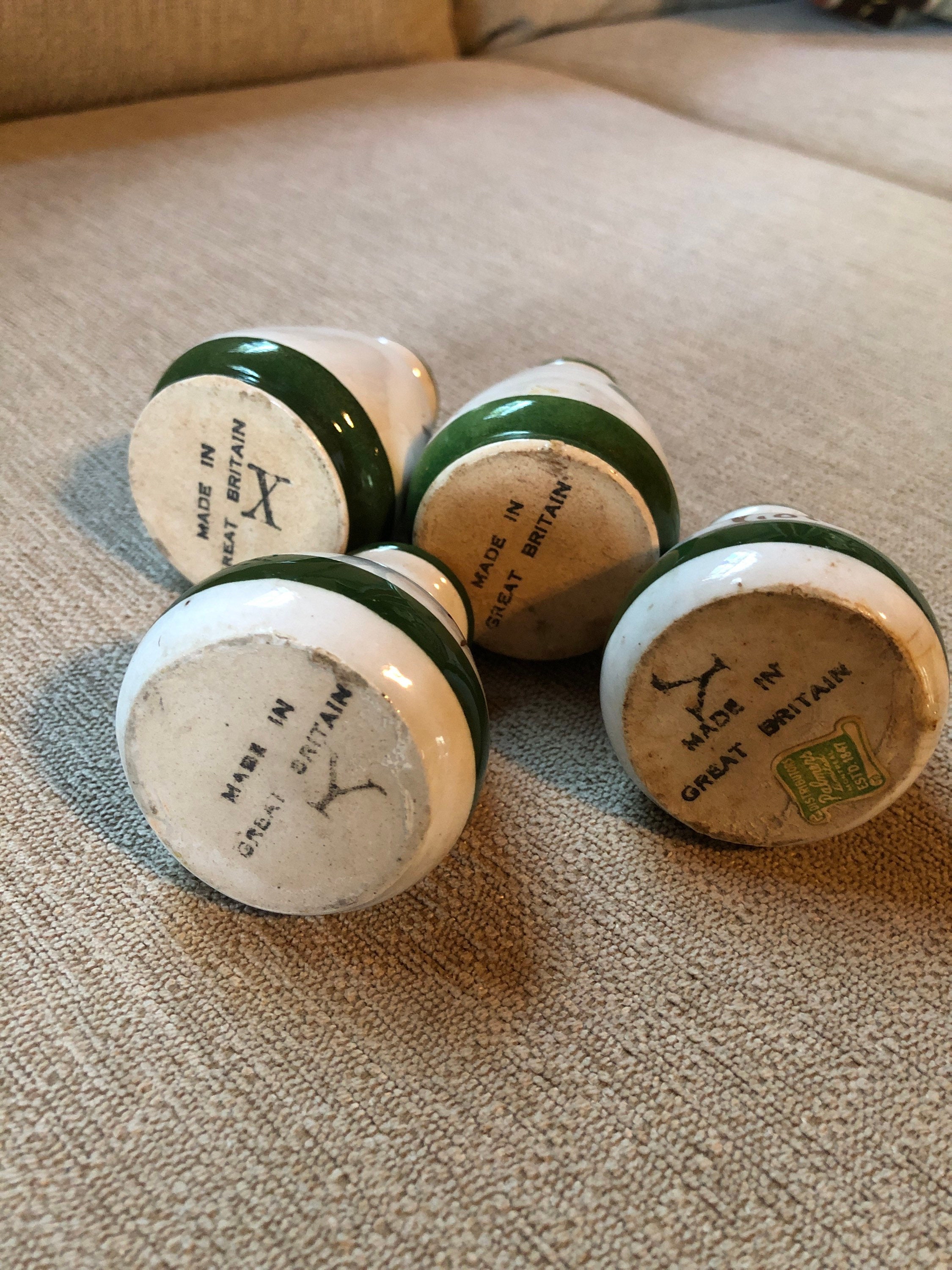 Six Vintage Devon Violets Bottles/perfume/toilet Water/vases/pottery - Etsy