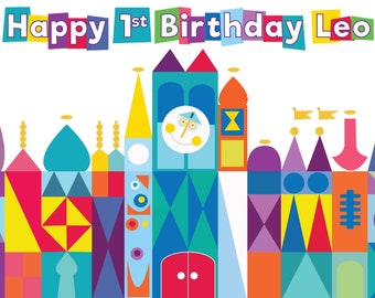 Its a Small World Coloring Page Digital Download Disney | Etsy