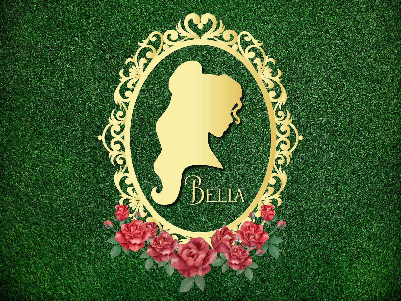 PRINCESS Birthday Backdrop Party Backdrop Party Banner - Etsy