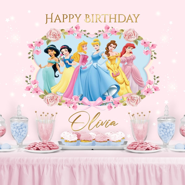 Princess Backdrop - Etsy