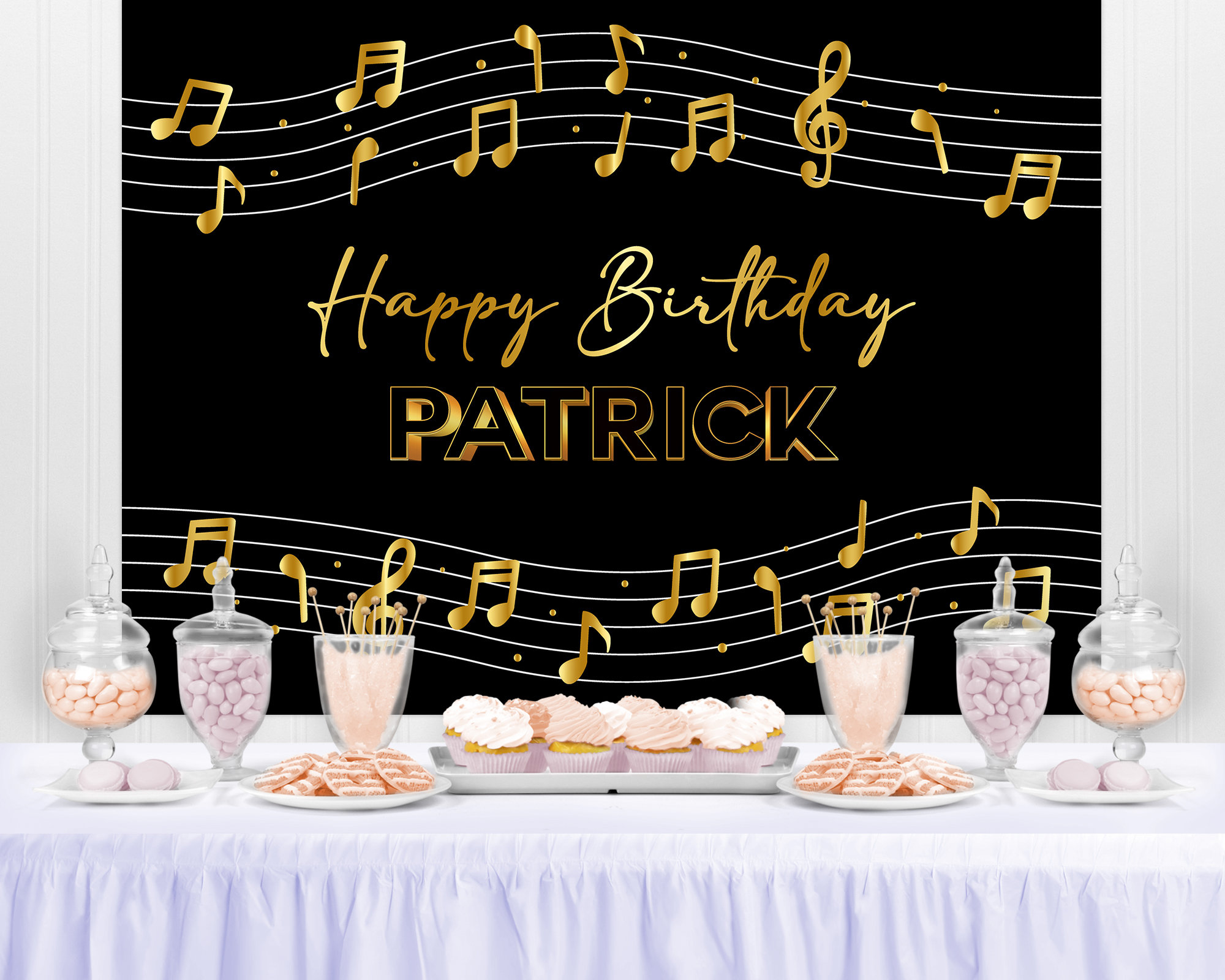 PERSONALIZED Party Backdrop Personalized Wedding Anniversary - Etsy