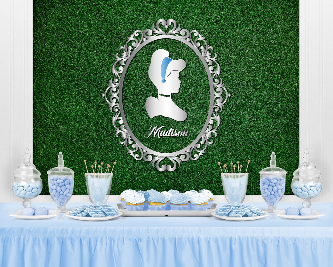 PRINCESS Birthday Backdrop - Party Backdrop - Party Banner - Party ...