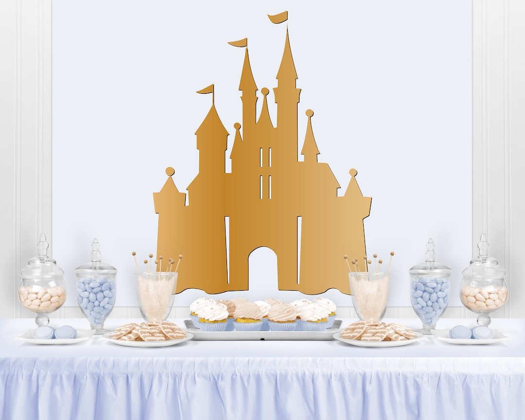 PRINCESS CASTLE Birthday Backdrop - Party Backdrop - Party Banner ...