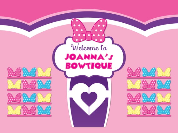 Minnie Mouse Bowtique Background