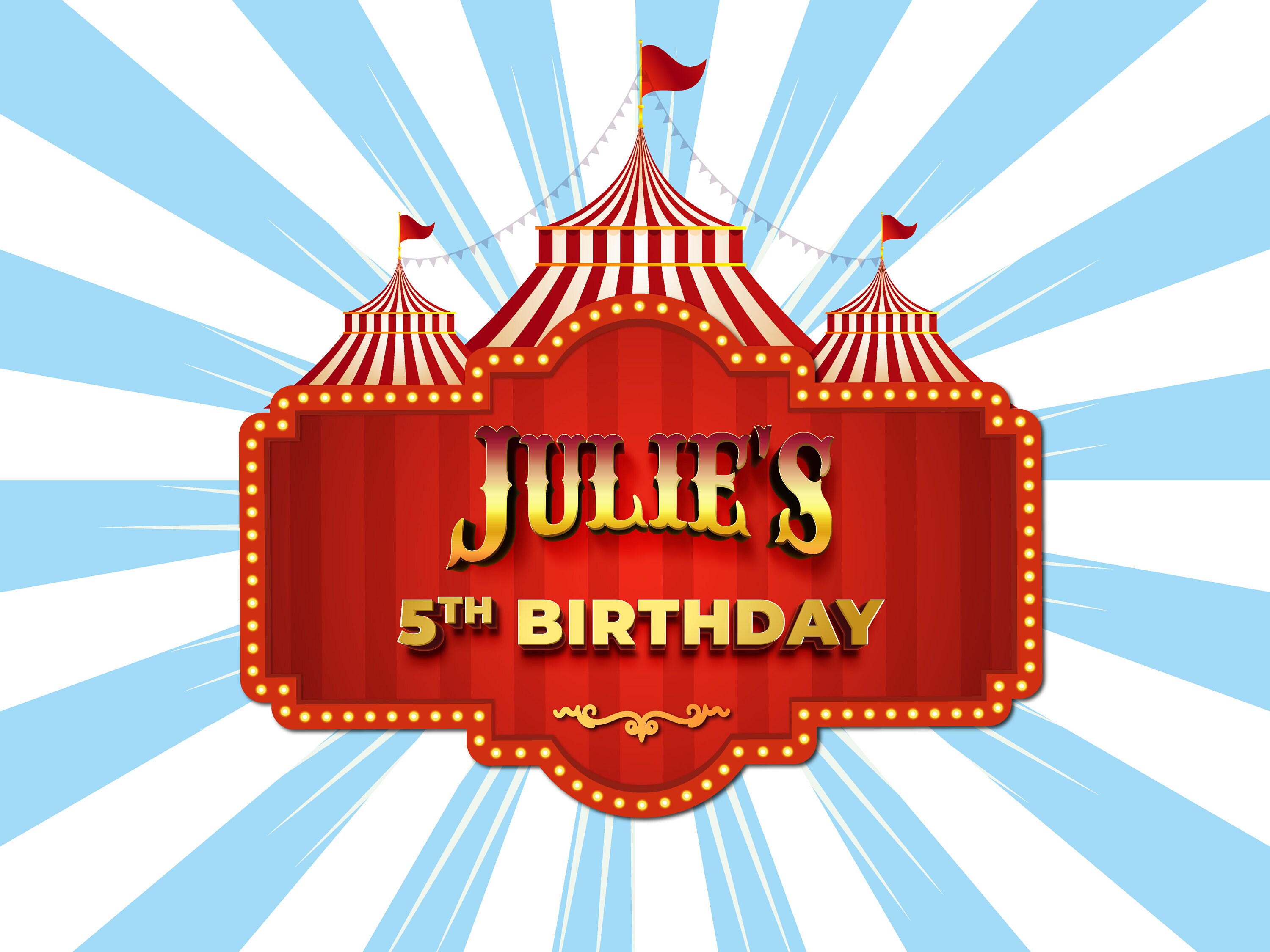 Circus Themed Background