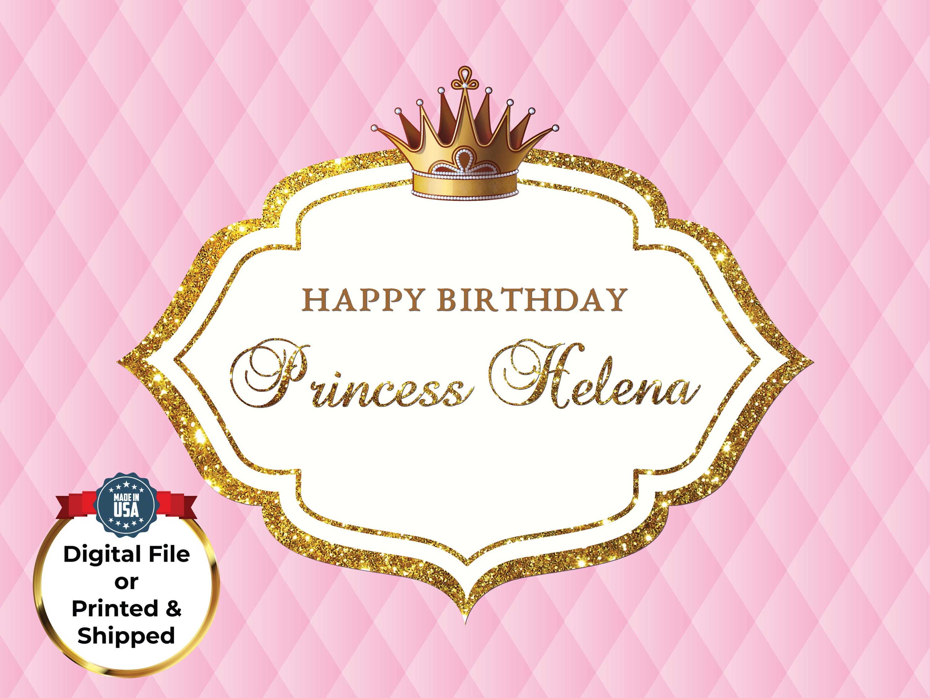 Princess Birthday Background