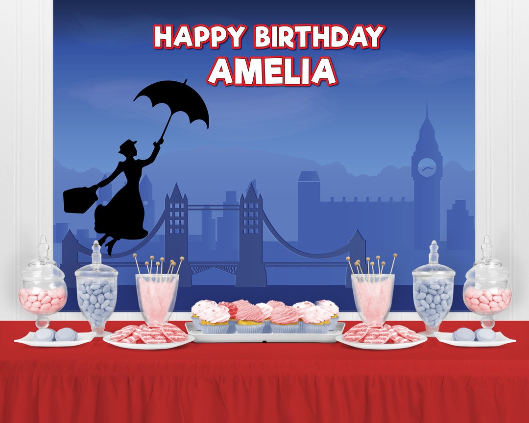 Personalized Party Backdrop - Inspired Party Background - Personalized ...