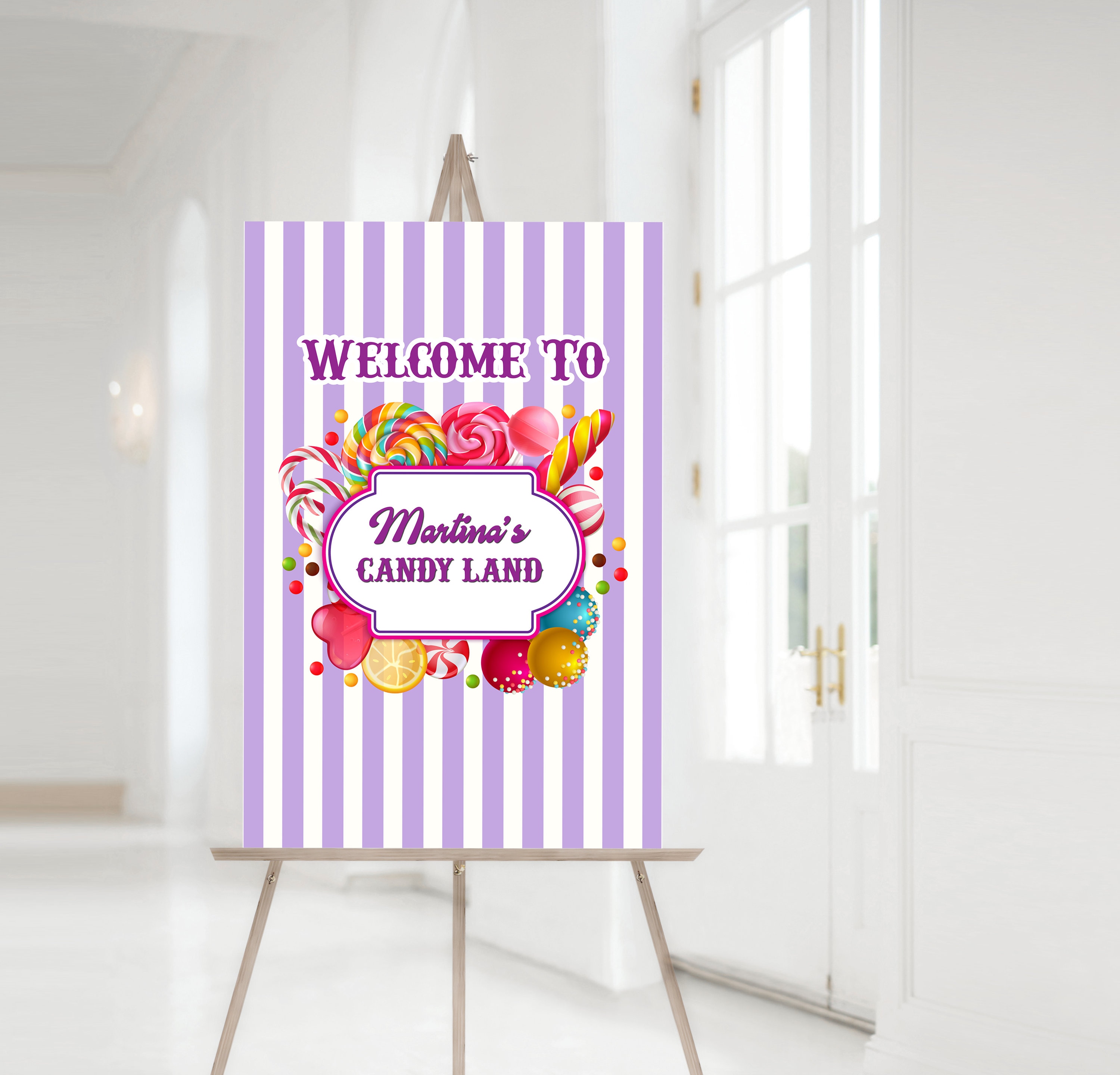 CANDY SHOPPE Welcome Sign Candy Shop Sweet Shop High Tea - Etsy