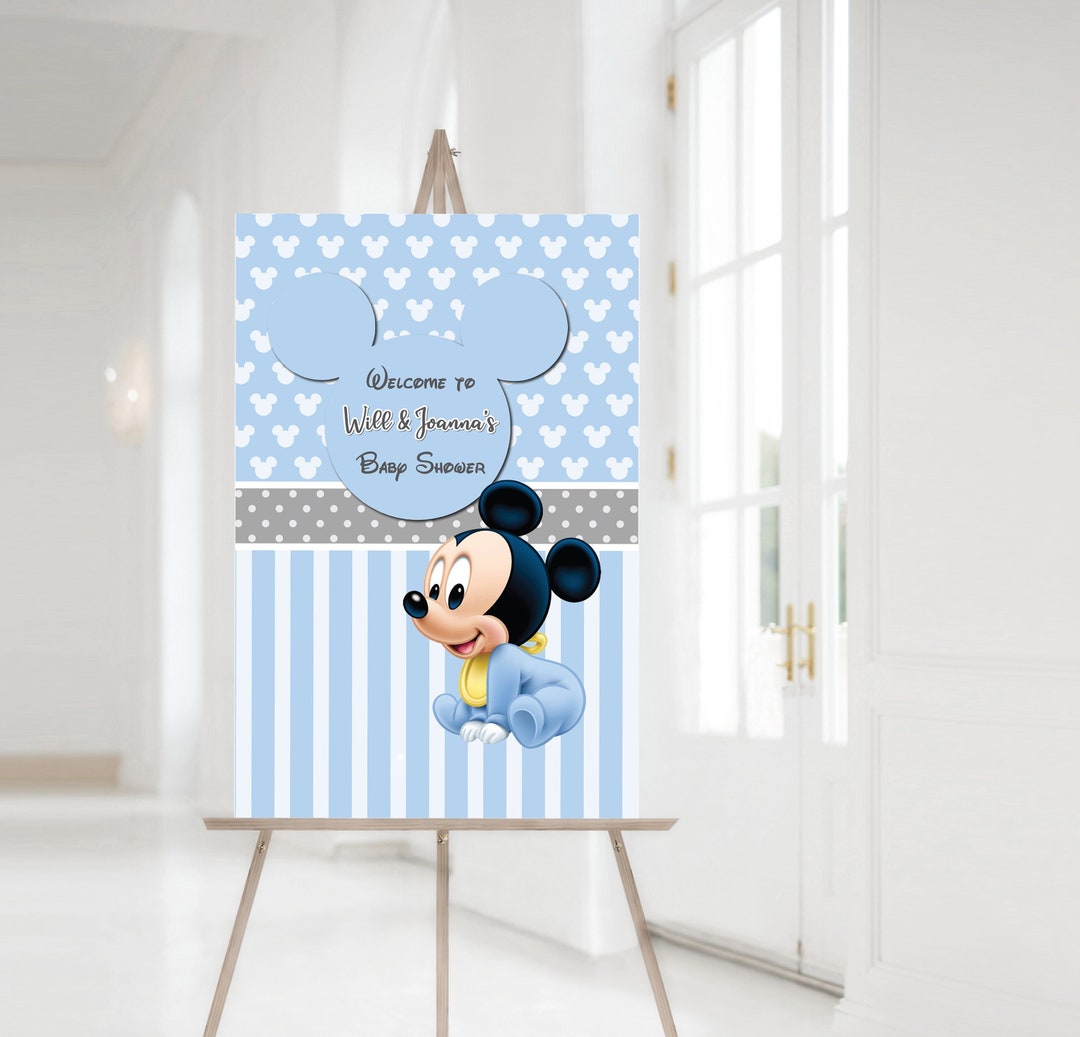 MOUSE Character Inspired Custom Personalized Welcome Sign for Party ...