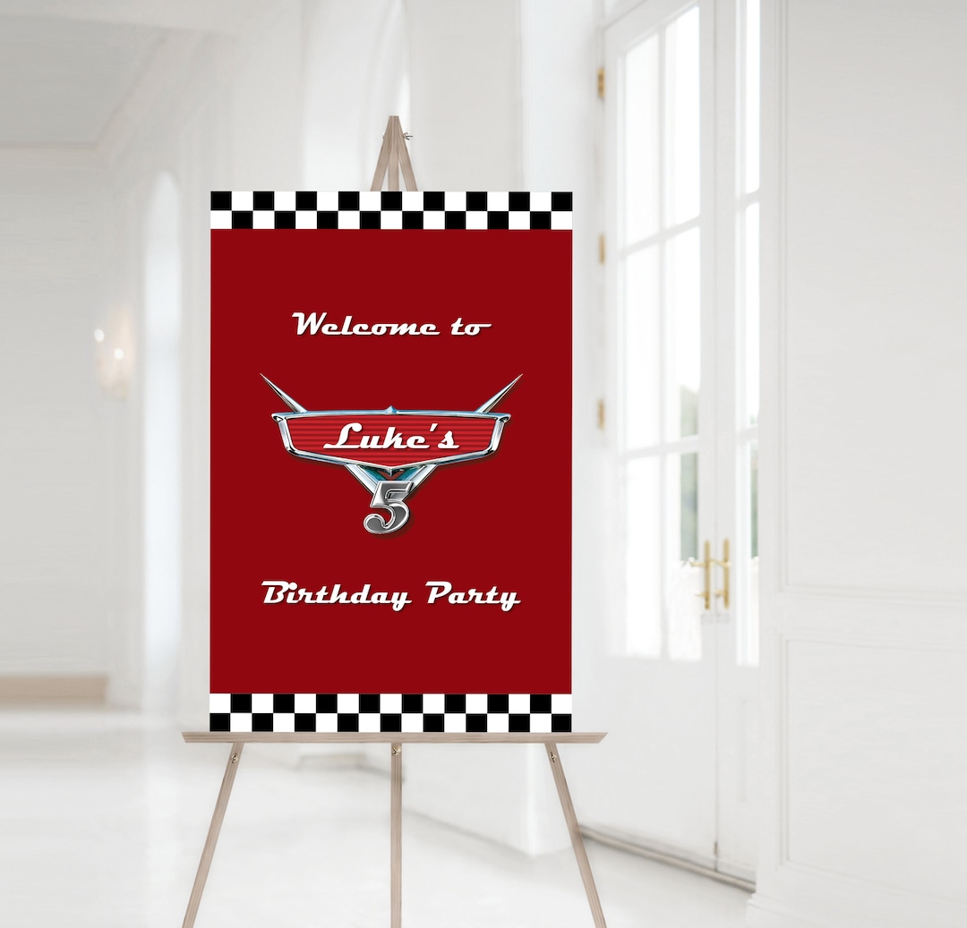 Birthday Custom Welcome Sign for Party Party Decoration Party Decor - Etsy