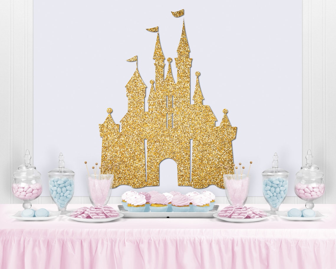 PRINCESS CASTLE Birthday Backdrop Party Backdrop Party - Etsy