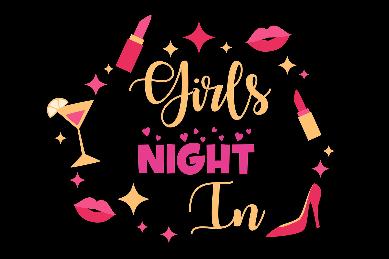 BACHELORETTE Party Backdrop GIRLS NIGHT Out Party Background - Etsy