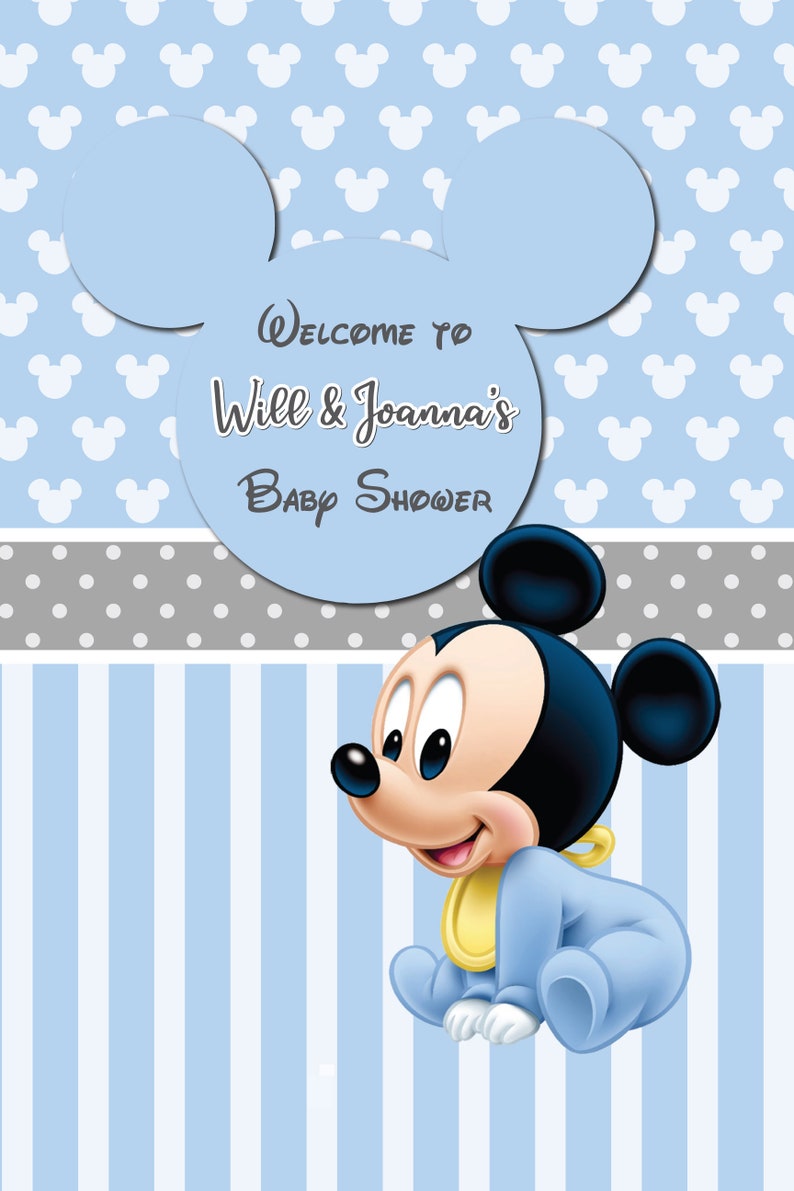 MOUSE Character Inspired Custom Personalized Welcome Sign for Party ...