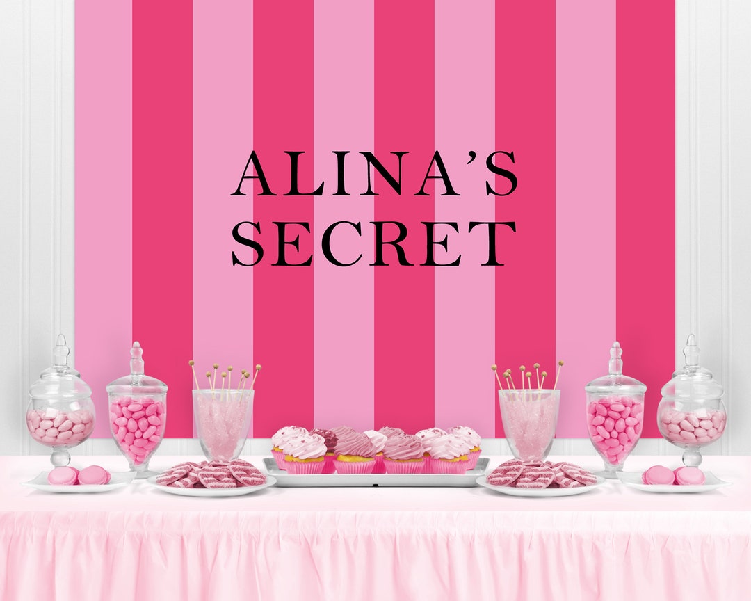 BACHELORETTE Personalized Party Backdrop - BRIDAL SHOWER Party ...