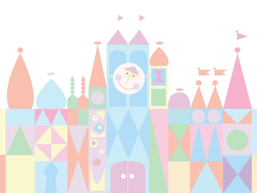 PRINTABLE DOWNLOAD Its a Small World Inspired Birthday Party Backdrop ...