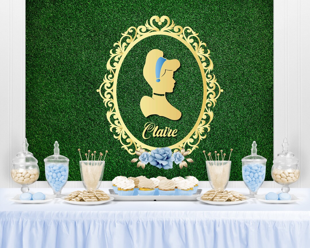 PRINCESS Birthday Backdrop - Party Backdrop - Party Banner - Party ...