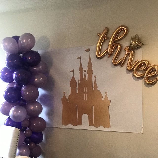 PRINCESS CASTLE Birthday Backdrop Party Backdrop Party - Etsy
