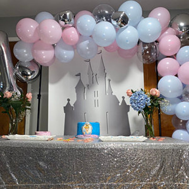 PRINCESS CASTLE Birthday Backdrop Party Backdrop Party - Etsy