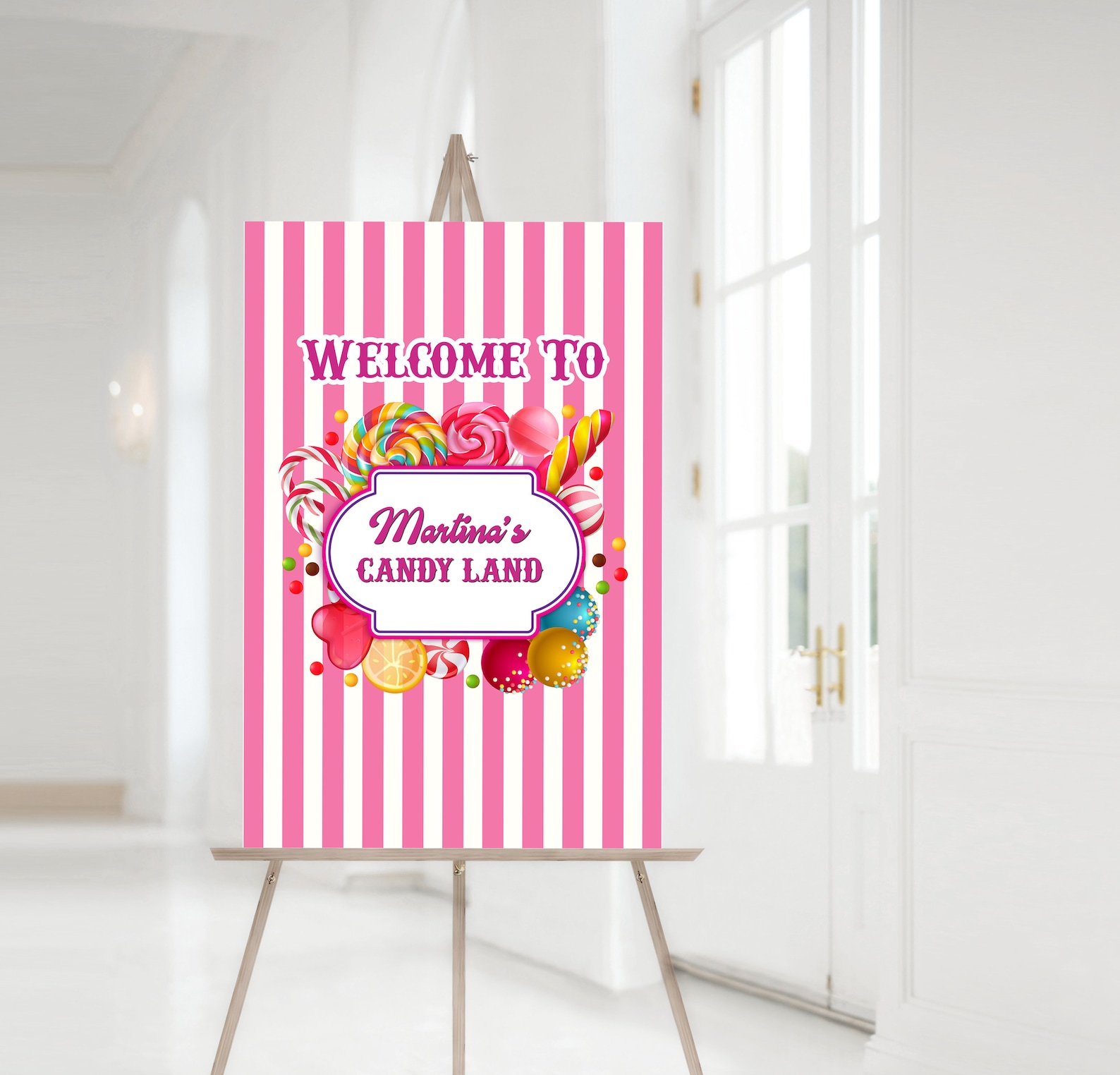 CANDY SHOPPE Welcome Sign Candy Shop Sweet Shop High Tea | Etsy
