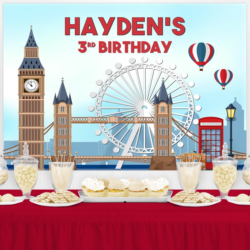 London Backdrop - Etsy