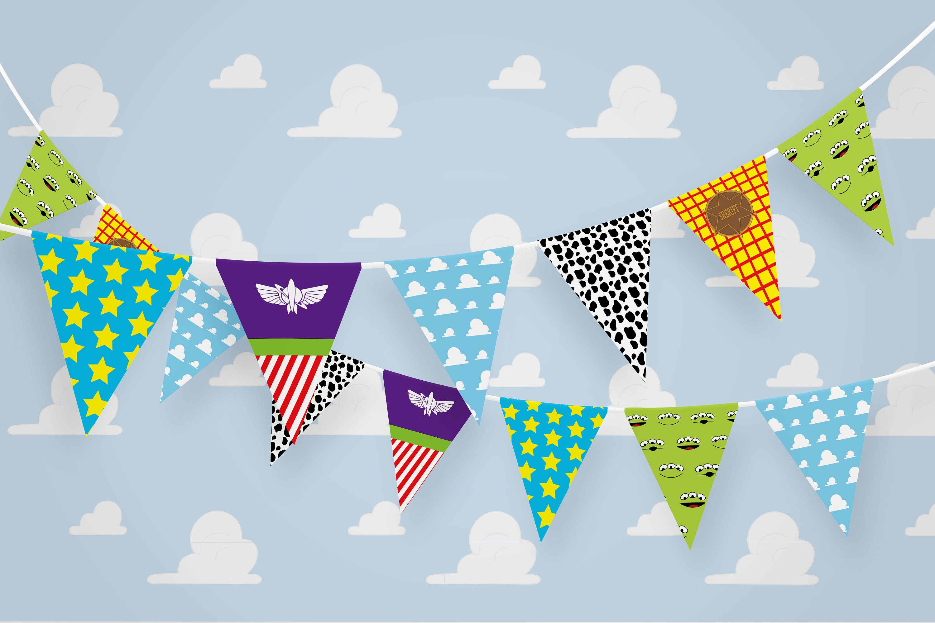 PRINTABLE DOWNLOAD FILE Toy Story Inspired Party Banner Toy | Etsy