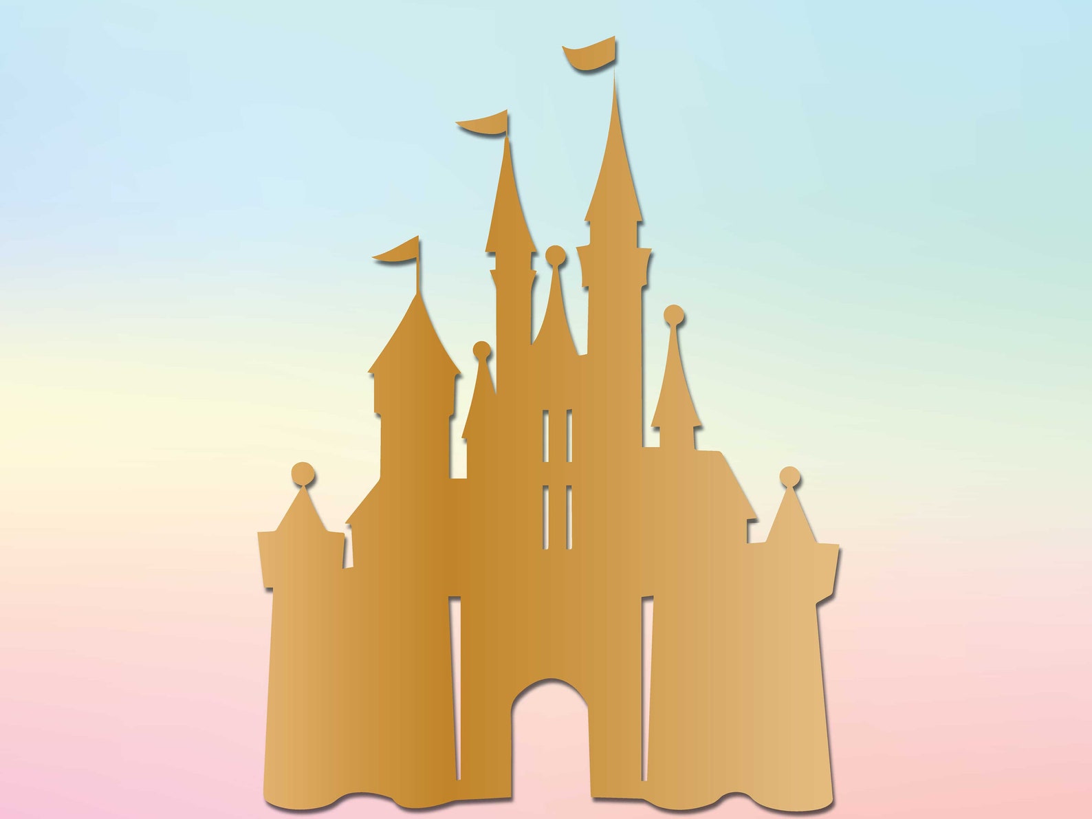 PRINCESS CASTLE Birthday Backdrop Party Backdrop Party | Etsy