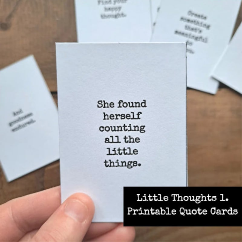 Motivation Cards Insert - Etsy