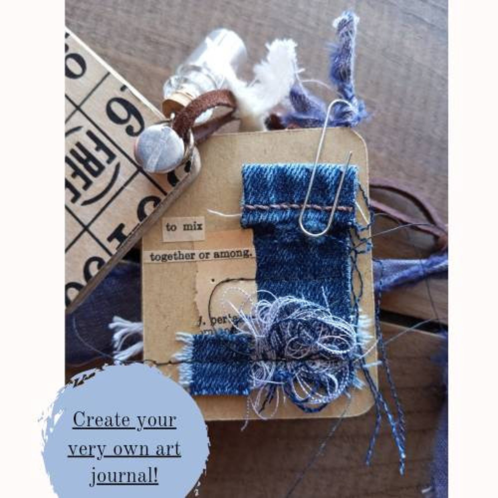 Handmade Upcycled Dictionary Mini Junk Journal: Art Journal Supplies - Etsy