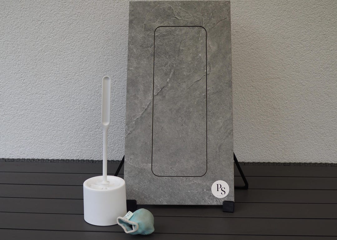 Built-in Toilet Brush - Etsy