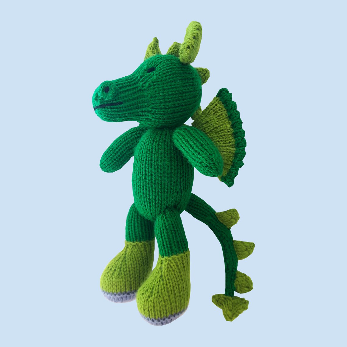 Toy Knitting Pattern for an Irish Dragon Boy Wearing an Irish - Etsy UK