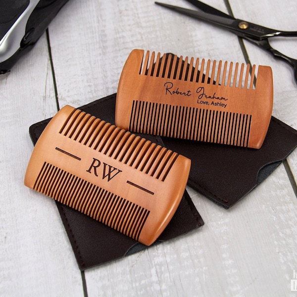 Wooden Beard Comb - Etsy
