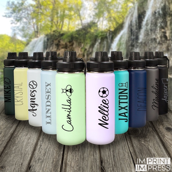 Personalized Water Bottles - Etsy