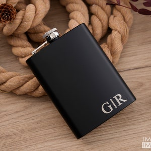 Laser Engraved Flask | Engraved Mens Flask | Personalized Mens Flask ...