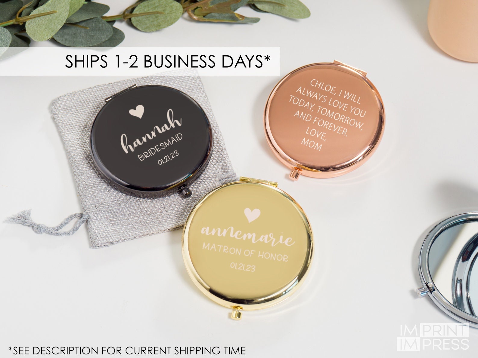 Personalized Compact Mirrors