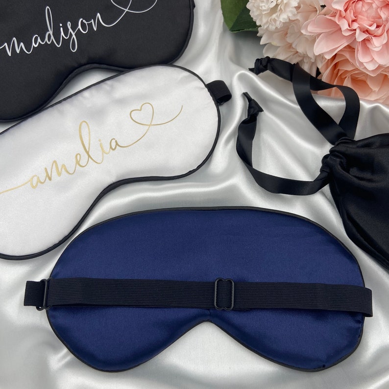 Custom Eye Mask With Heart Personalized Sleep Mask Custom | Etsy