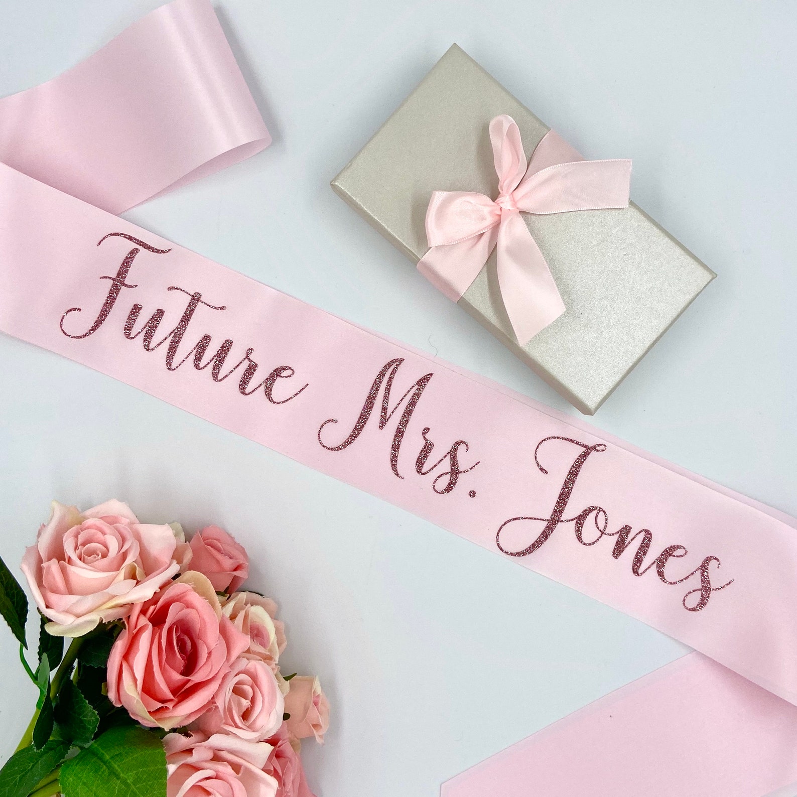 Custom Bridal Sash Personalized Bridal Sash Future Mrs. - Etsy