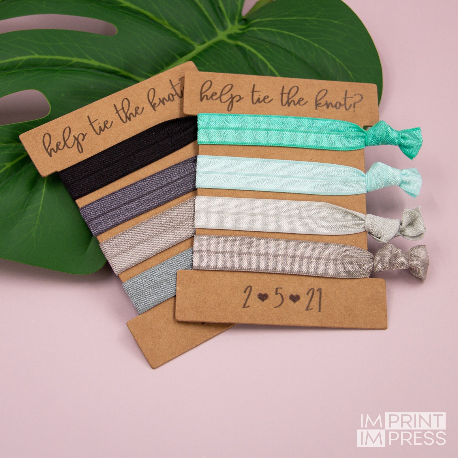 Custom Hair Tie Card Tie the Knot Card Bridesmaid Proposal - Etsy