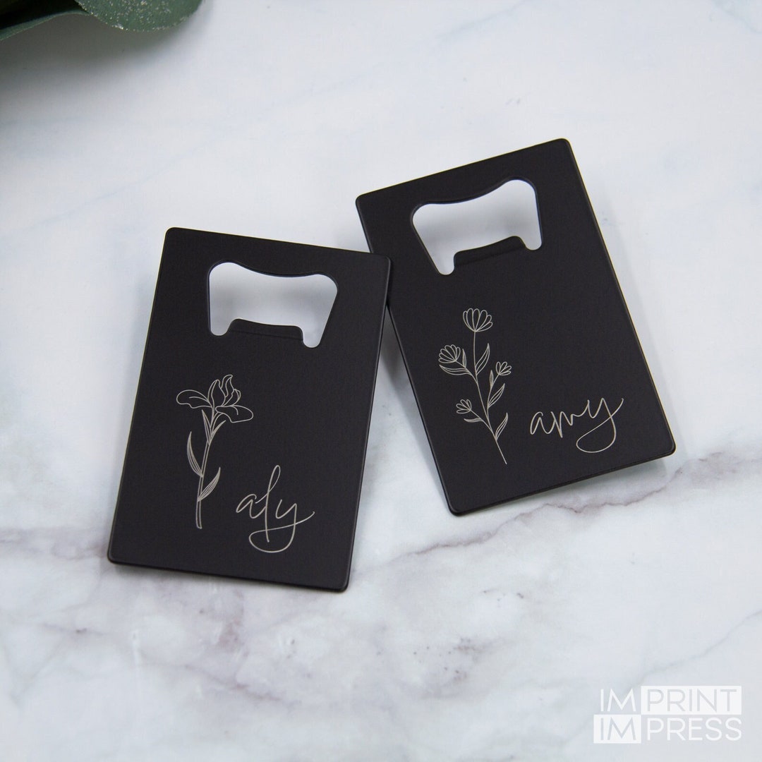 Custom Credit Card Bottle Opener | Wallet Sized Bottle Opener | Metal ...