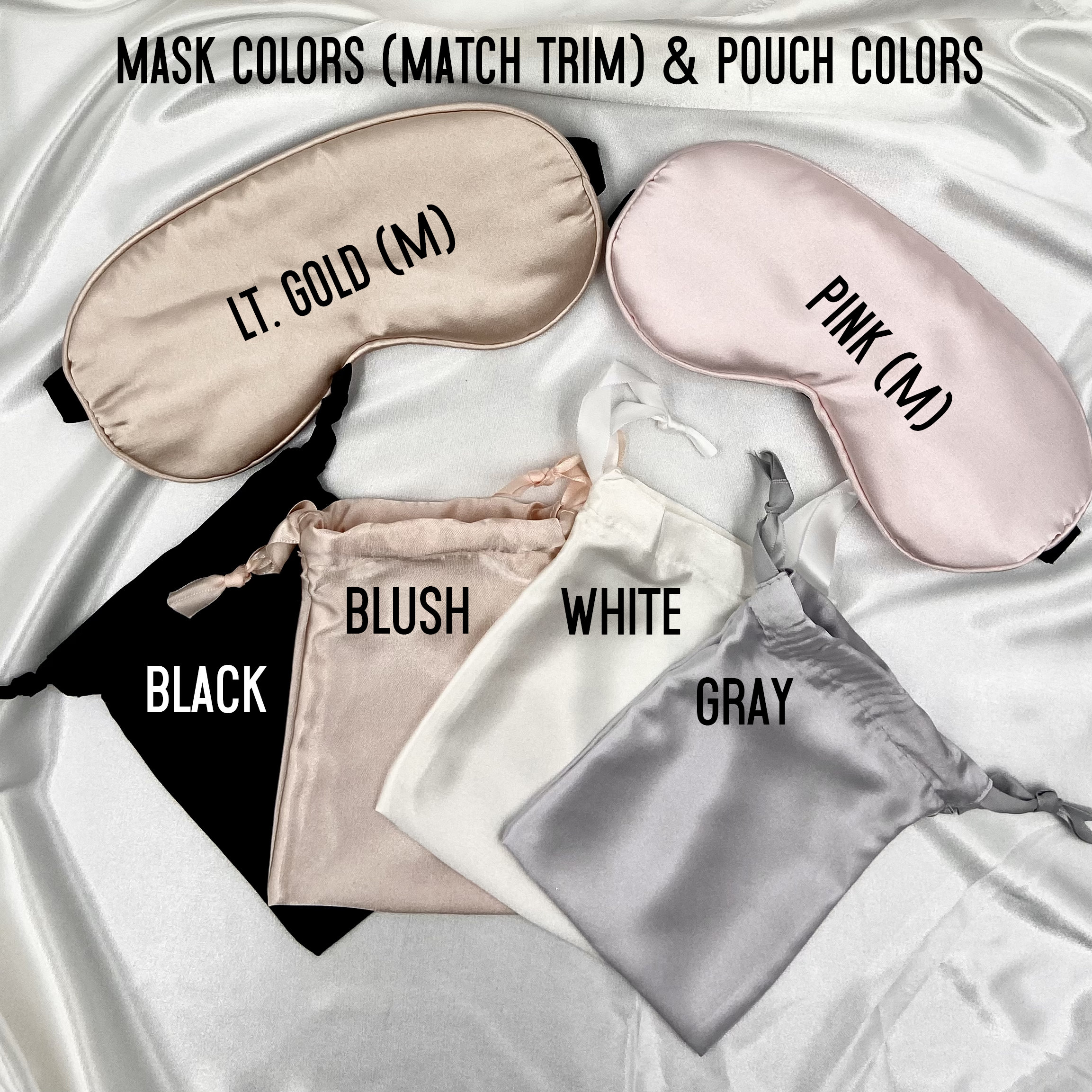 Custom Eye Mask Personalized Sleep Mask Custom Satin Eye - Etsy